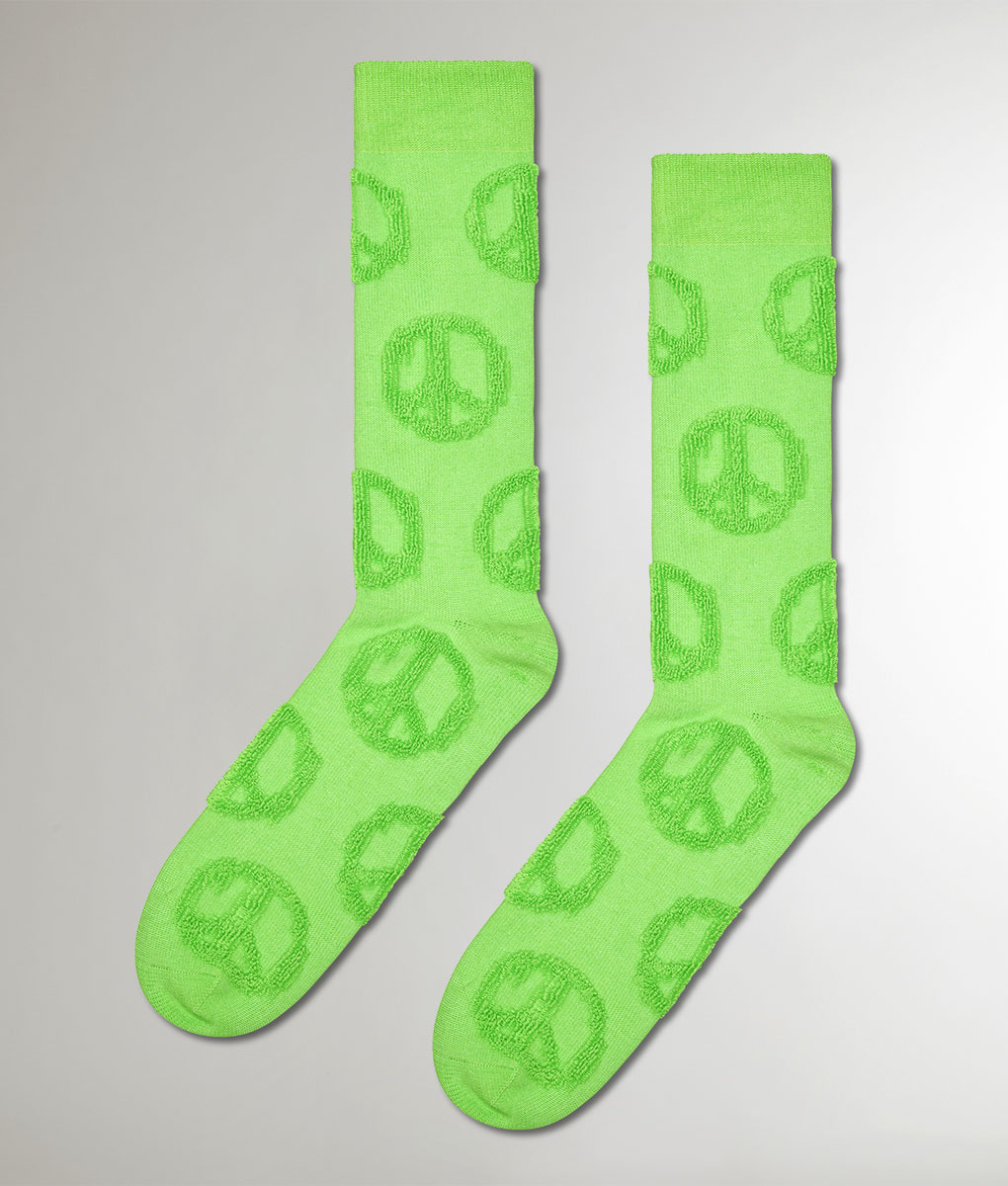 Happy Socks Terry Peace Sign Sock - Underwear Expert